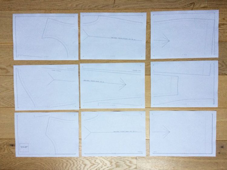 How to assemble the paper pattern from A4 pages in 6 steps (correct and ...